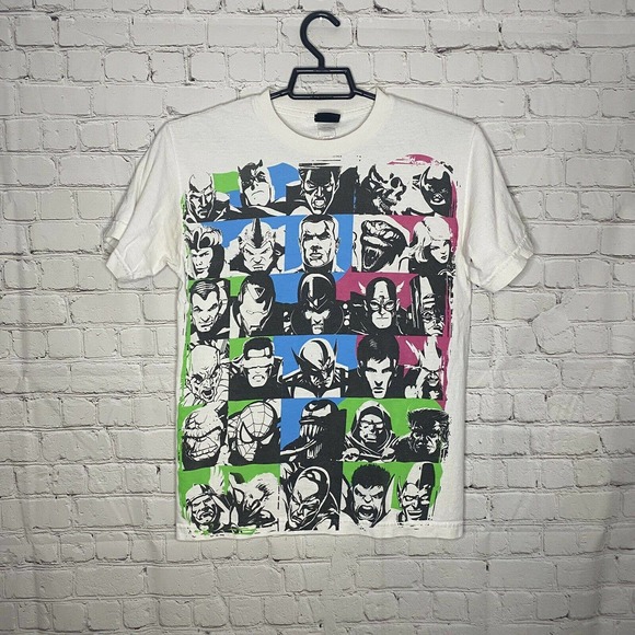 MAD Engine | Shirts | Mad Engine Marvel Characters Tshirt Mens S White ...